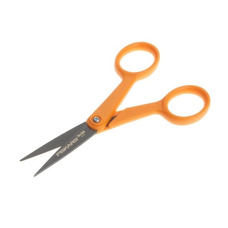 Fiskars 5 Inch Non-stick Pointed Tip Scissors Fabric Craft - Etsy