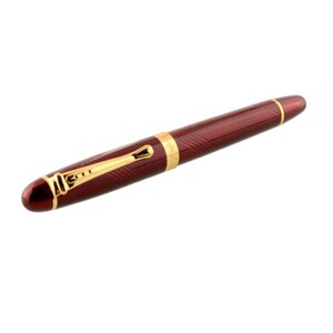 Red Gold Fountain Pen, 18K Gold Nib Fountain, Ink Pen; Penne ...