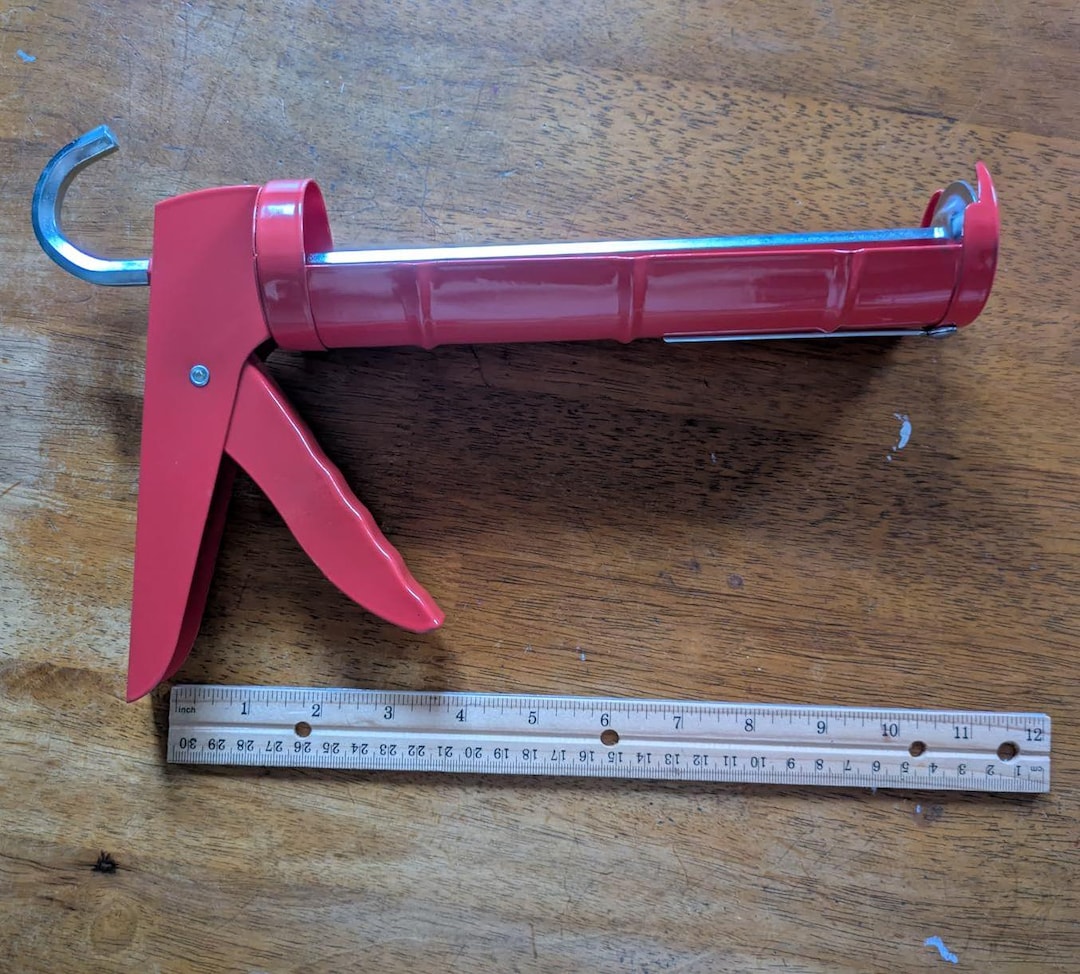 Hand Caulking Gun, Drip Free Caulk Tool, 10:1 Thrust Ratio, Silicone ...