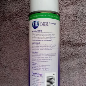 210 Plastic Cleaner / Polish Protects Isinglass, Plexiglas and Vinyl ...