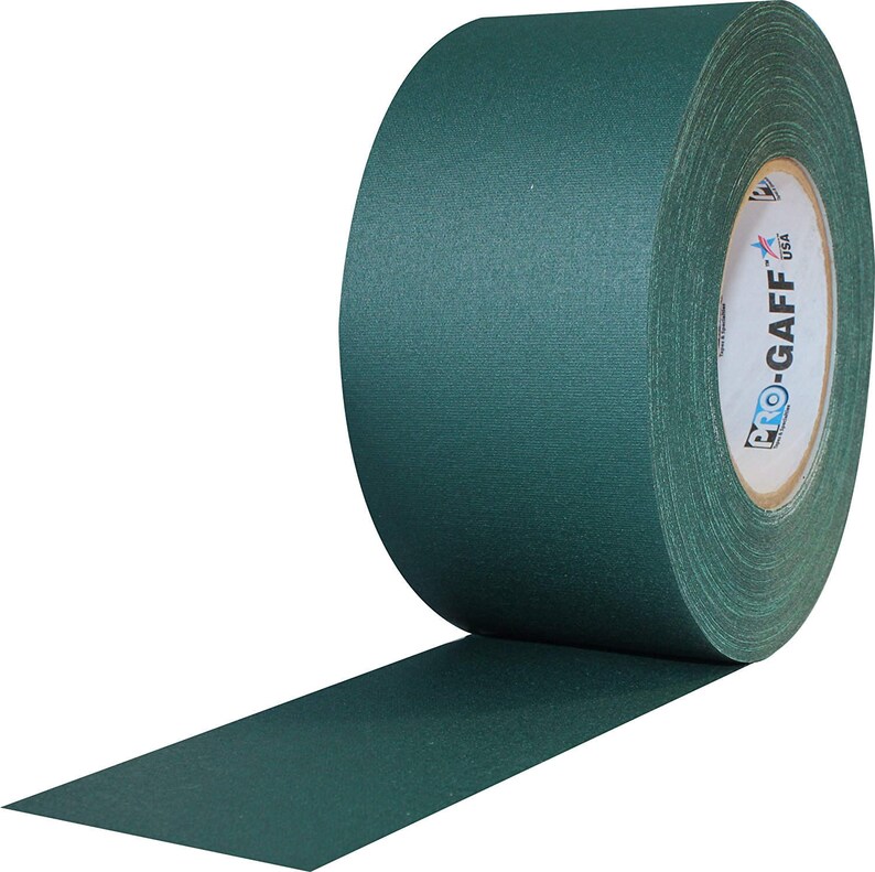 Green Gaffer Tape; Wide 3inx55yd Heavy Duty Pro Grade Gaffer's Non ...