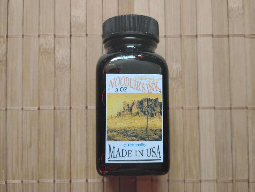 Noodler's Apache Sunset Fountain Pen Ink, Yellow Amber Noodlers ...