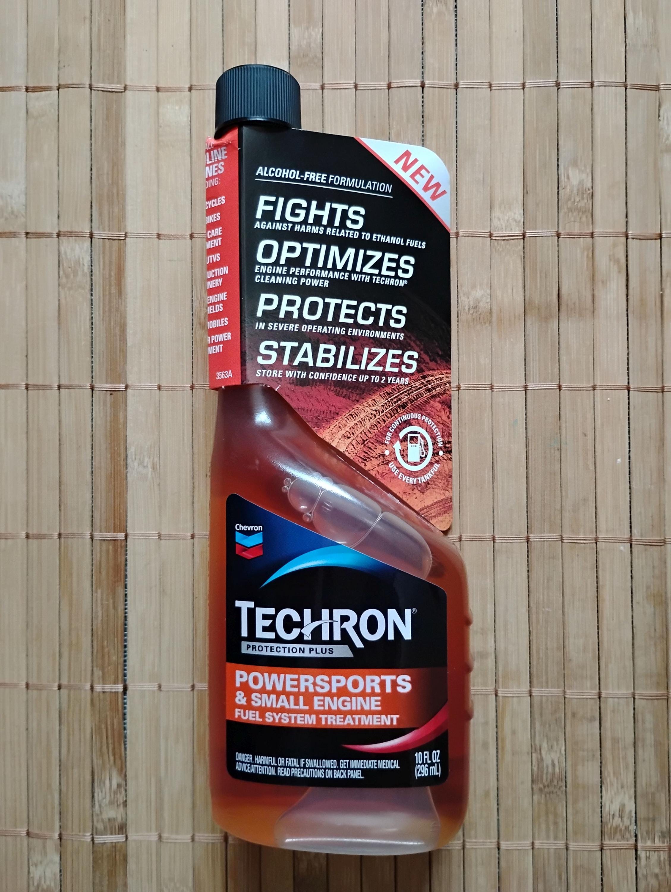 10oz Chevron Techron Protection Plus Powersports and Small Engine Fuel ...