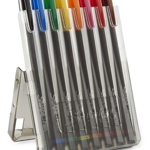 8 Sharpie Art Pens; Writing, Calligraphy Sharpie Fine Point Pen Stylo ...