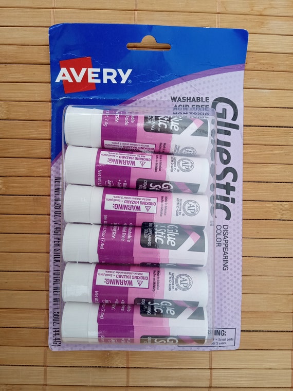 Avery Permanent Adhesive Glue Stic Avery Glue Stic Permanent Adhesive ...