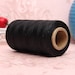 Black Leather Sewing Nylon Waxed Thread, Cord, String; 1 Mm, 260m - Etsy