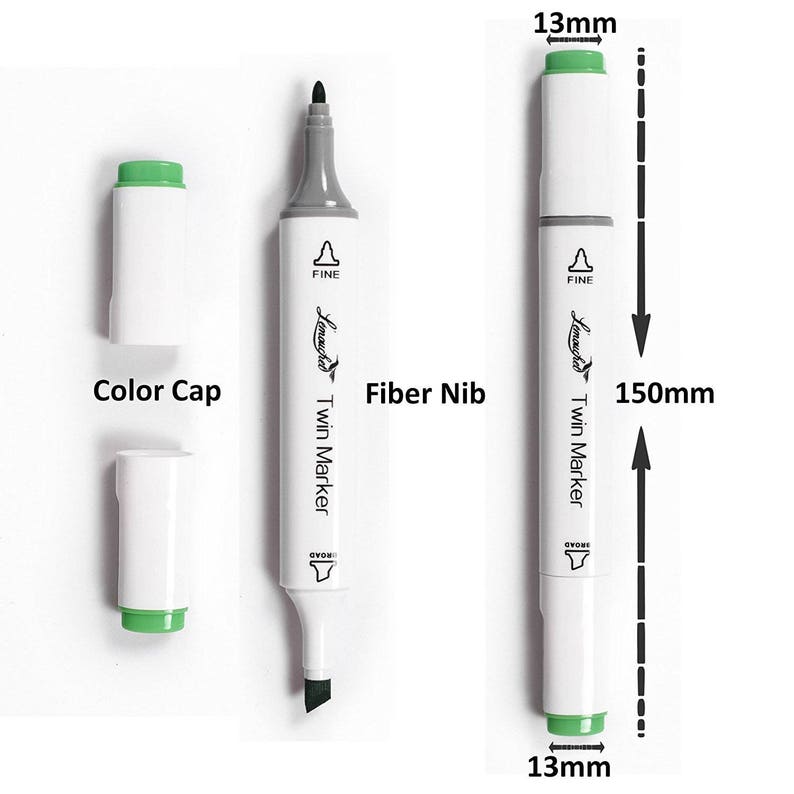 168 Markers Artist Set Set of 168 Marker Pens Twin Dual | Etsy