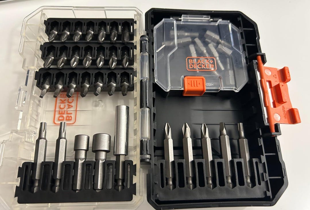 40 X BLACK+DECKER Screwdriver Bit Set, Black & Decker BDAST40SETFF - Etsy