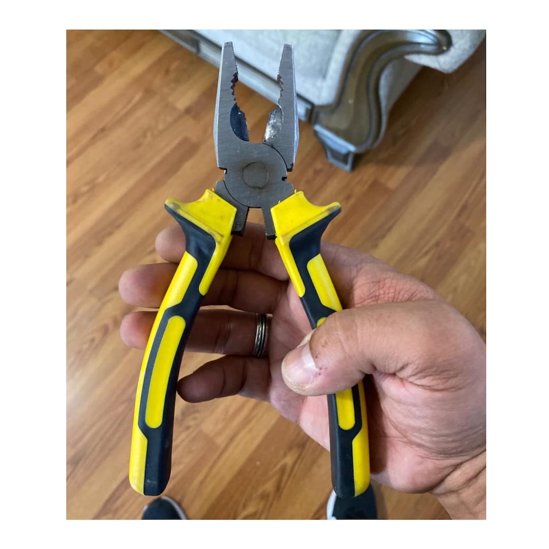 6 Inch Linesman's Pliers Combination Pliers With Cutter, Heavy Duty ...