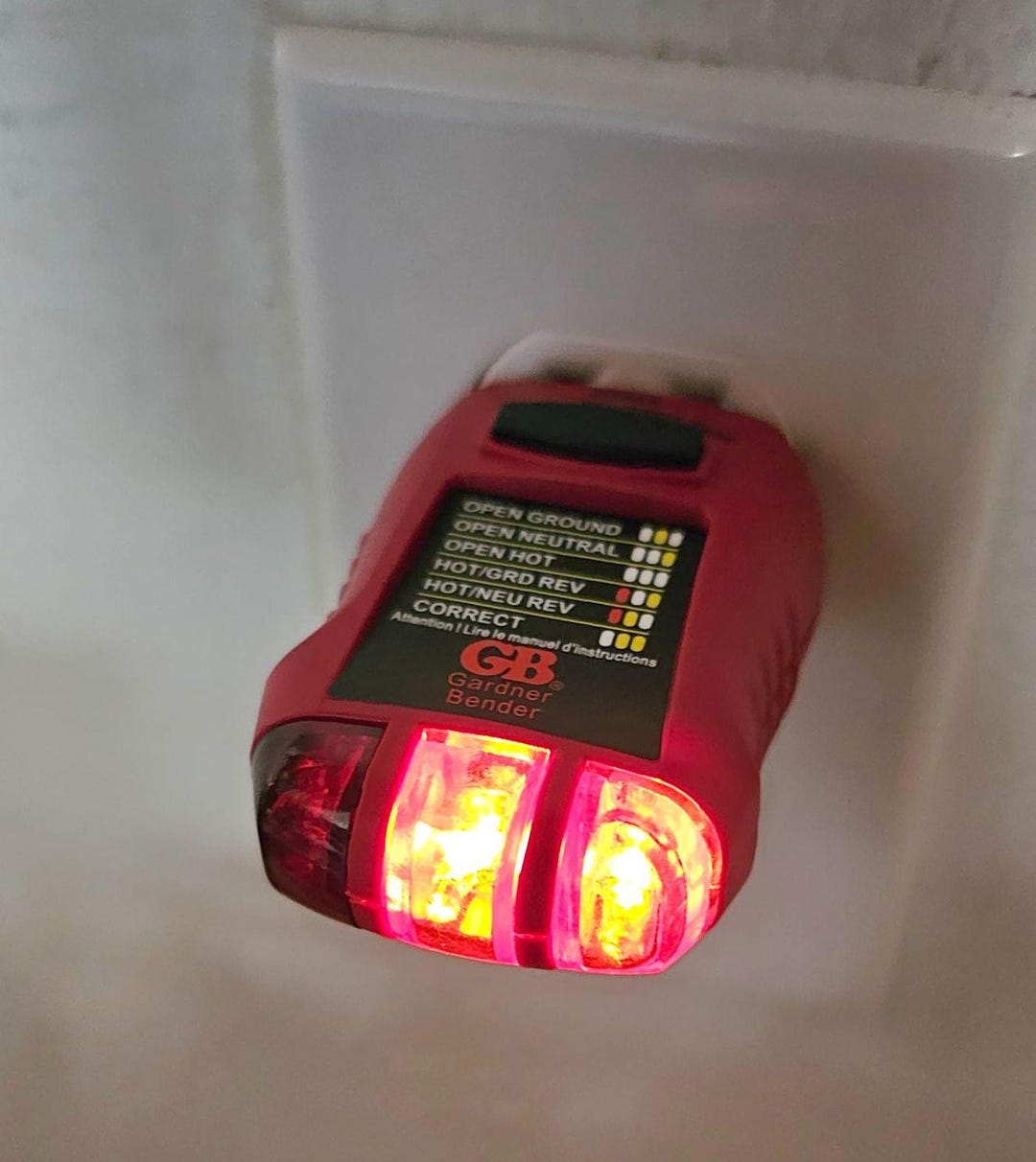 Ground Fault Receptacle Outlet Tester & Circuit Analyzer, Gardner ...