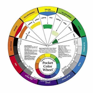 Artists Pocket Color Wheel, Mixing Guide; Great for Matching Colors in ...