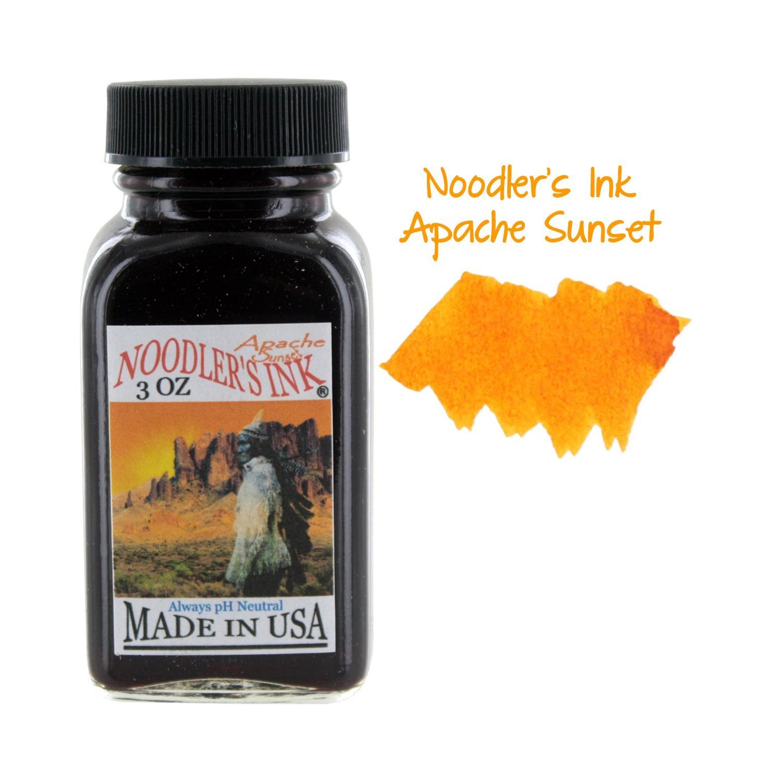 Yellow Apache Sunset Fountain Pen Ink Fountain Pen Bottled | Etsy