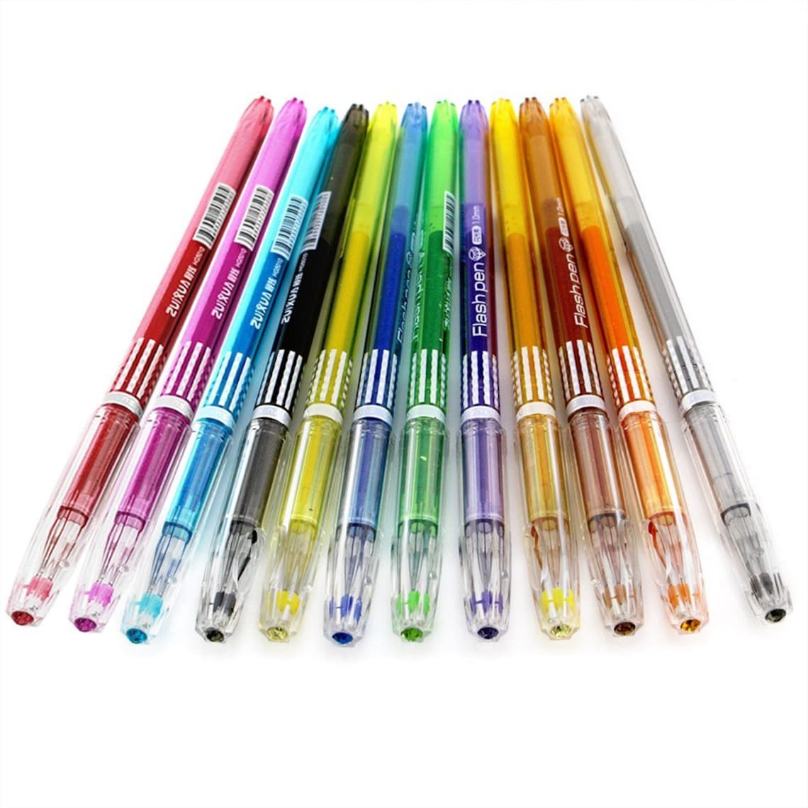 12 Coloring Book Gel Pens; Adult Coloring Books, Drawing, Bible Study ...