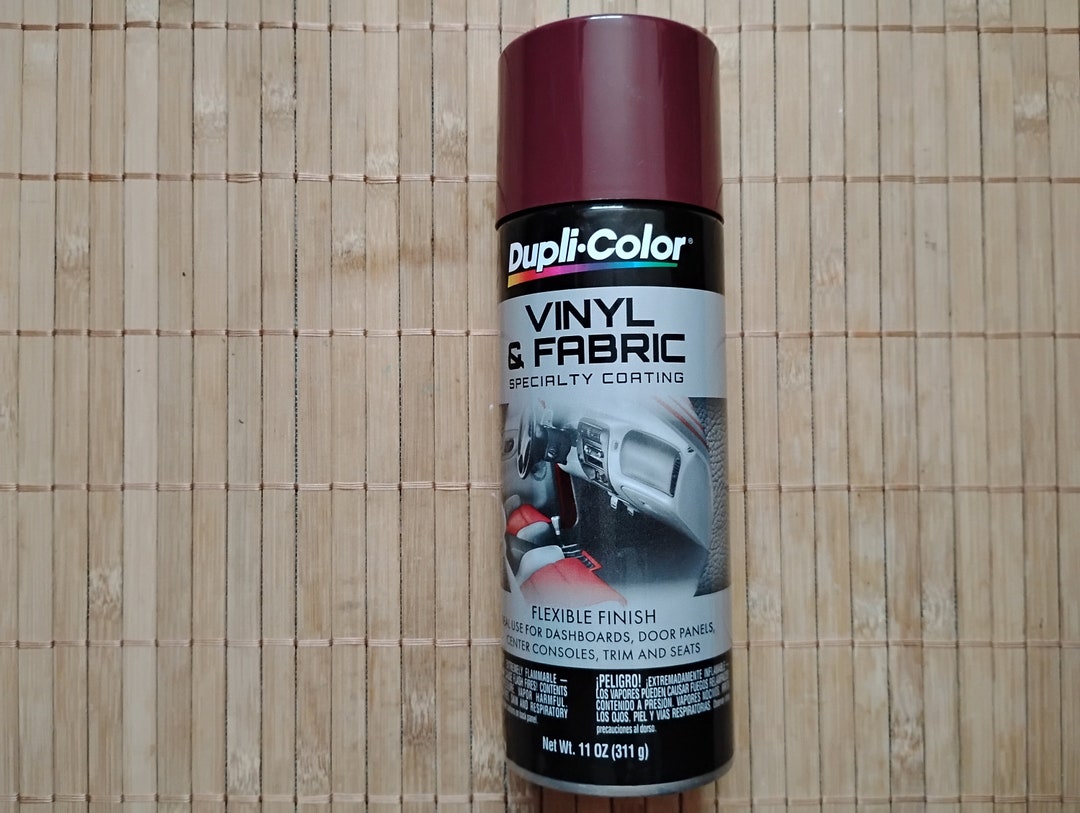 Dupli-color Burgundy Vinyl and Fabric Coating Spray Aerosol Paint, 11oz ...