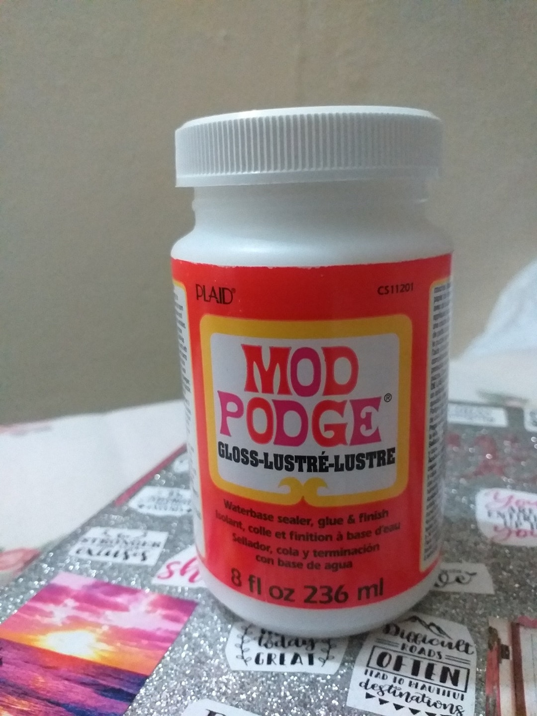 Mod Podge Gloss Sealer, Glue & Finish All-in-one Decoupage Glue ...