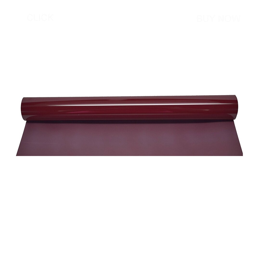 Maroon Red Heat Transfer Vinyl for Most Fabrics; Cricut, Silhouette, or ...