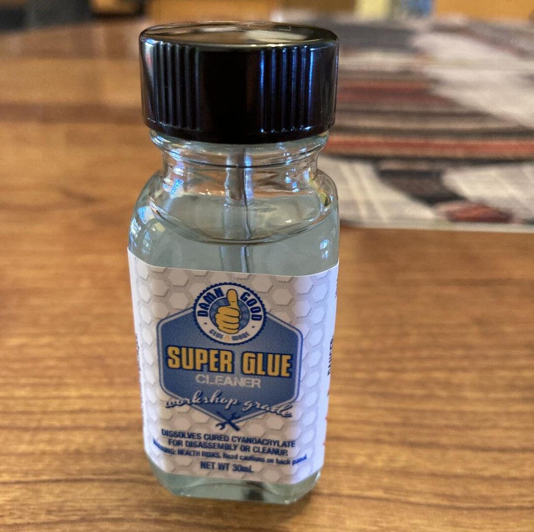 Damn Good Super Glue Remover, Dissolves Adhesive, CA Glue Debonder, 1 ...