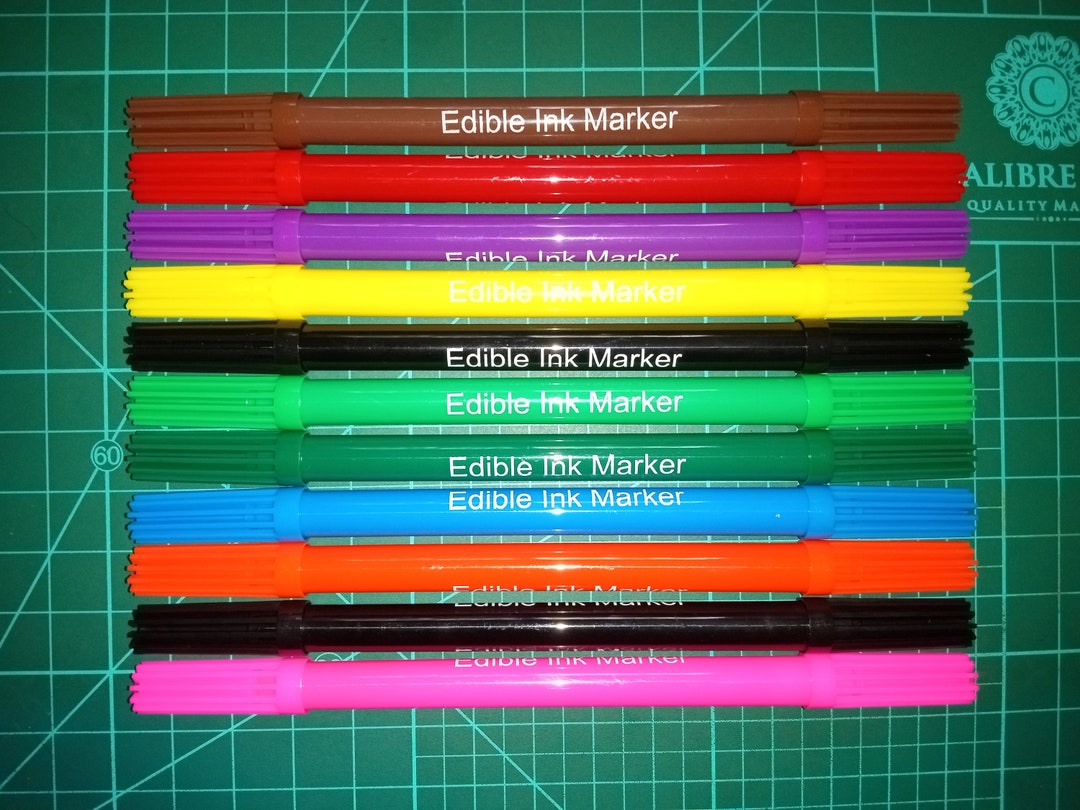 11 Food Coloring Markers; Edible Color Paint Pens; Edible Food Grade ...
