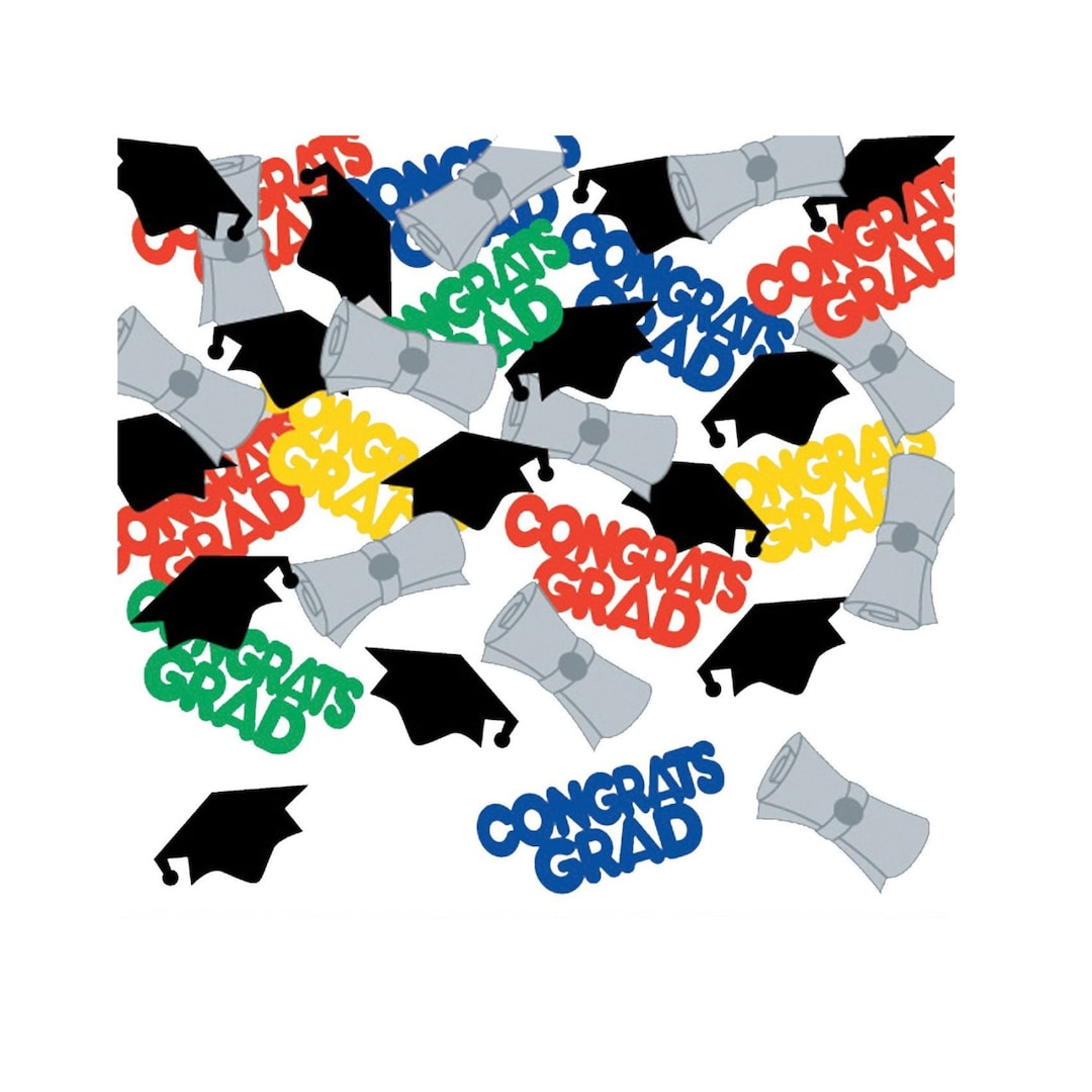 0.5oz Graduation Diploma Confetti Party Table Decorations Decor Foil ...