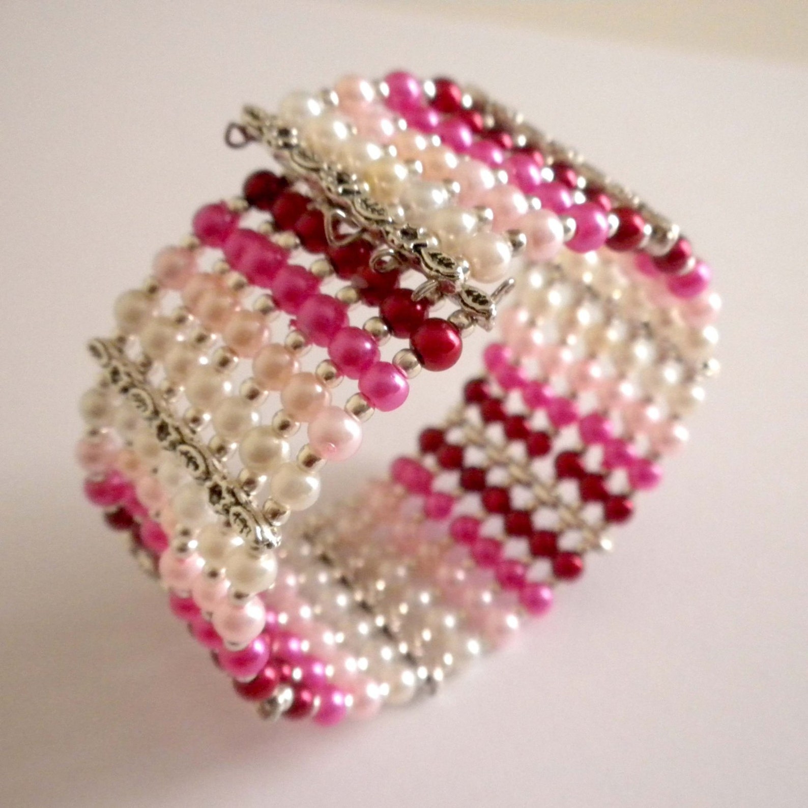 Silver Memory Wire; 100 Loop Silver Tone Bracelet Rigid Steel Alloy ...