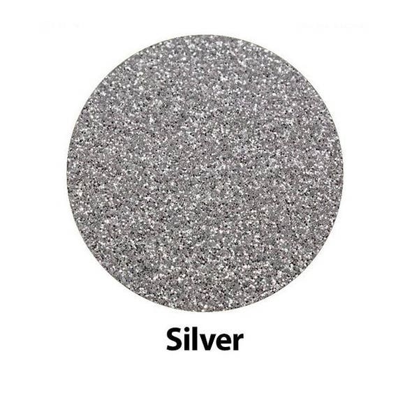 Silver Glitter HTV Iron on Heat Transfer Vinyl for Most | Etsy