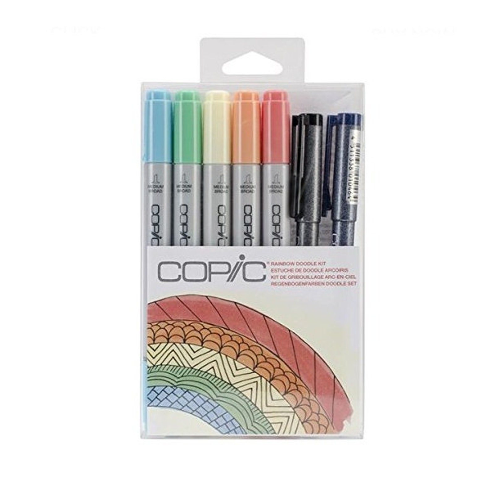 Rainbow Primaries; Copic Markers Ciao Artist Doodle Set; Copic Ciao ...