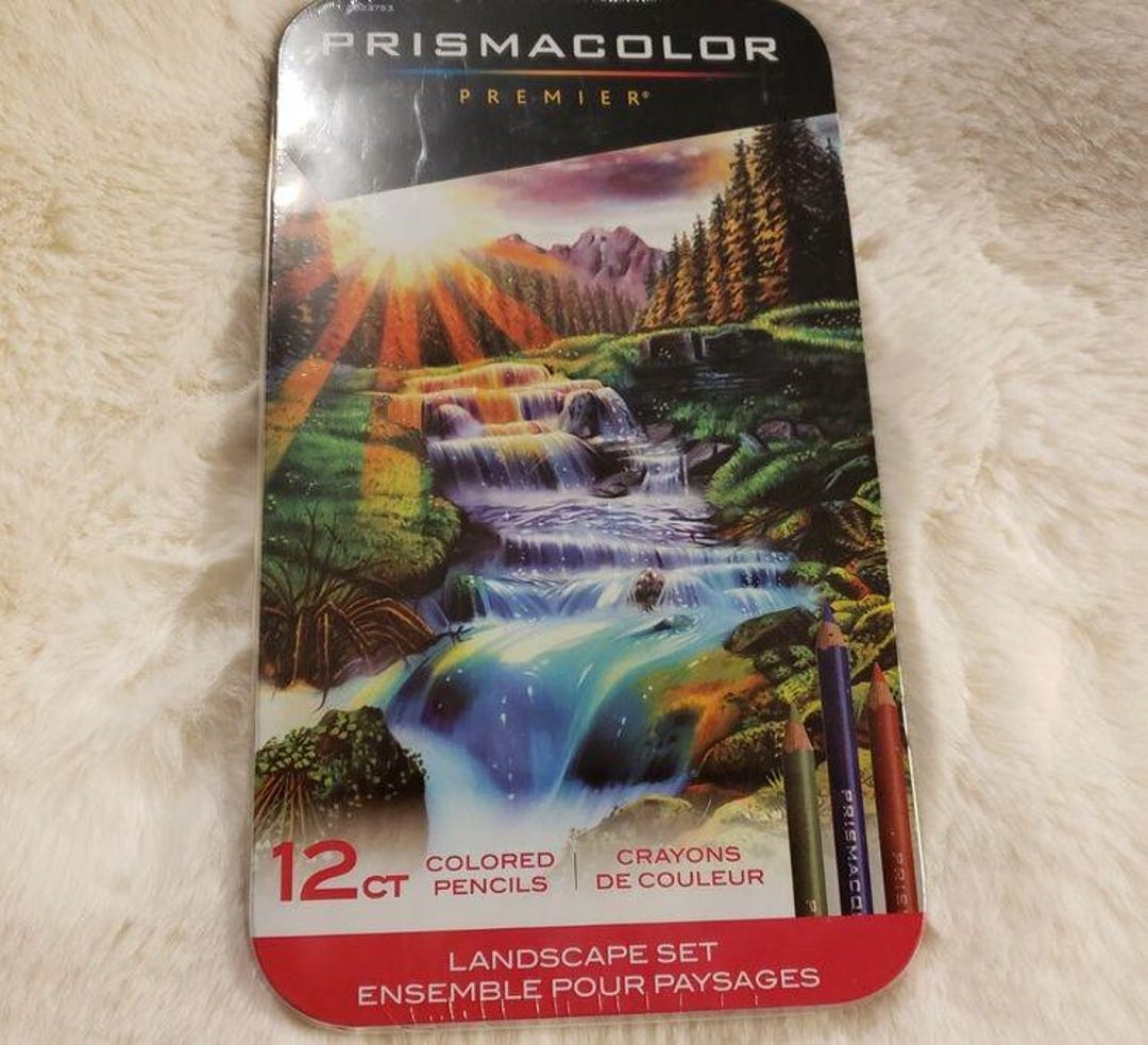 12 Prismacolor Premier Colored Pencils, Landscape Art Pencil Set ...