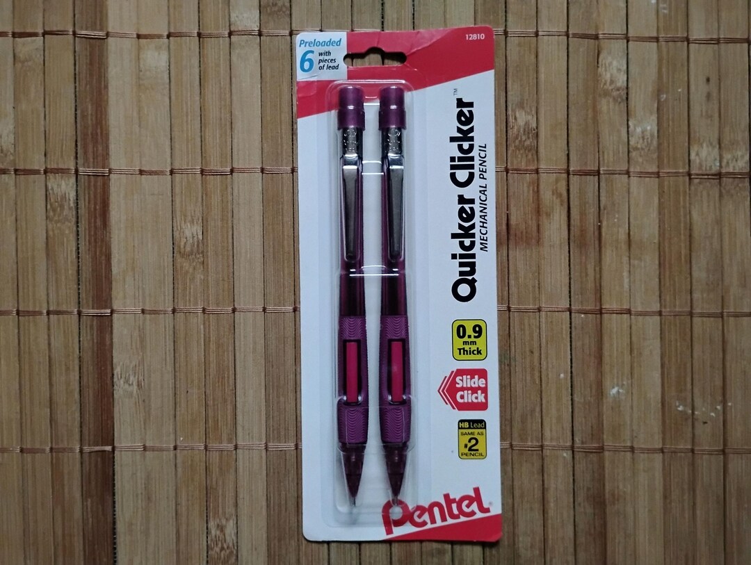 2 X Pentel Quicker Clicker Mechanical Pencils, Automatic Mechanical ...
