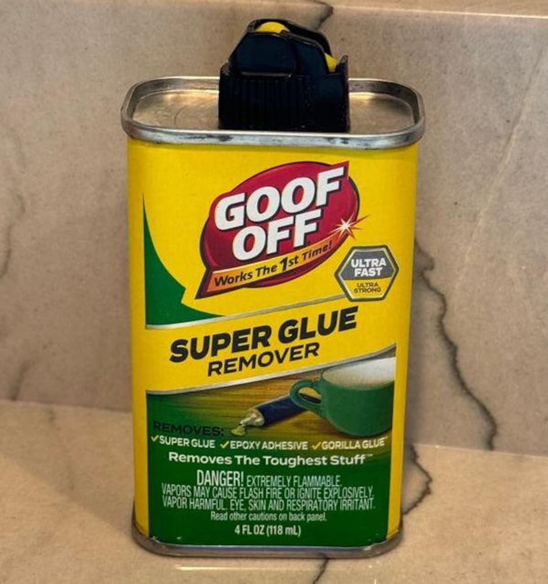Super Glue Remover, Goof off Yellow FG678 Super Glue, Epoxy Adhesive ...