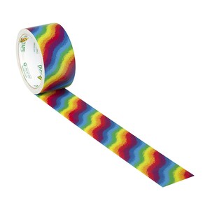 Rainbow Printed Duct Washi Tape, 1.88" (48mm) X 10Y (9M) Decorations ...