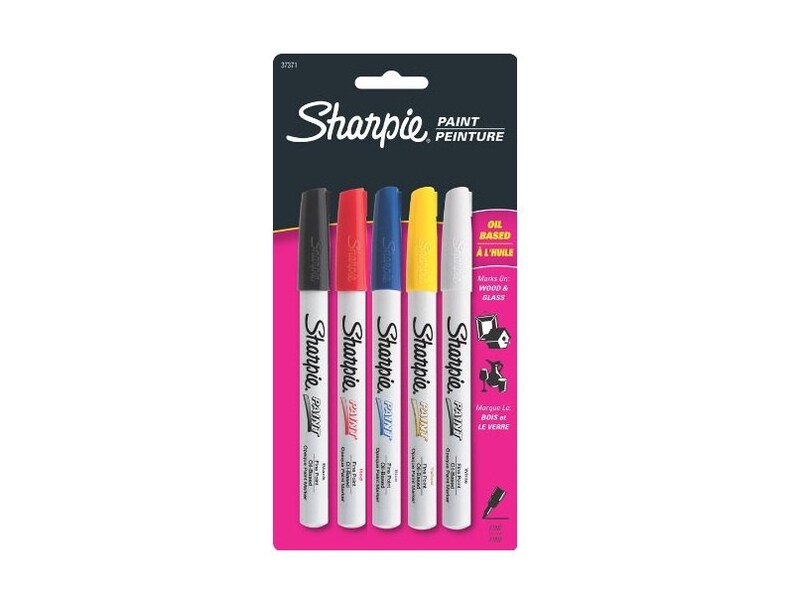 Sharpie Paint Marker Fine Point Oil Based All 5 Color Set; Drawing ...