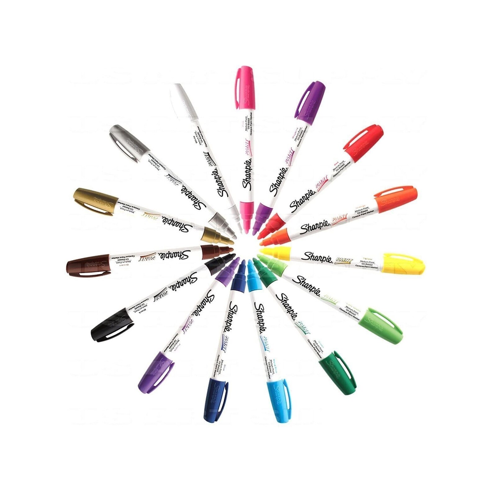 Sharpie Paint Marker Medium Point Oil Based All 15 Color Set - Etsy