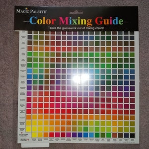 Artist's Magic Palette Color Matching Guide, Helps Artists Identify ...