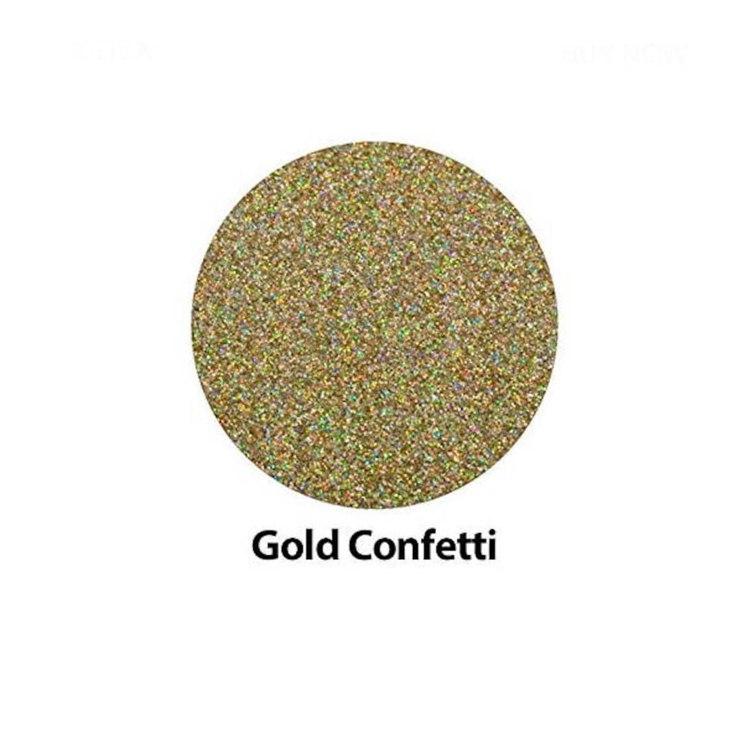 Gold Confetti High Glitter HTV Iron on Heat Transfer Vinyl for Most ...