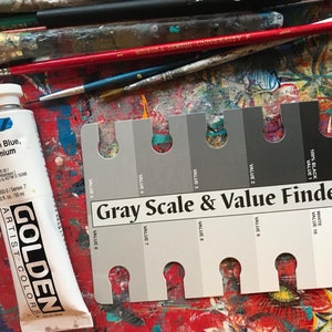 Artists Color Wheel Gray Scale and Color Value Finder for All Media ...