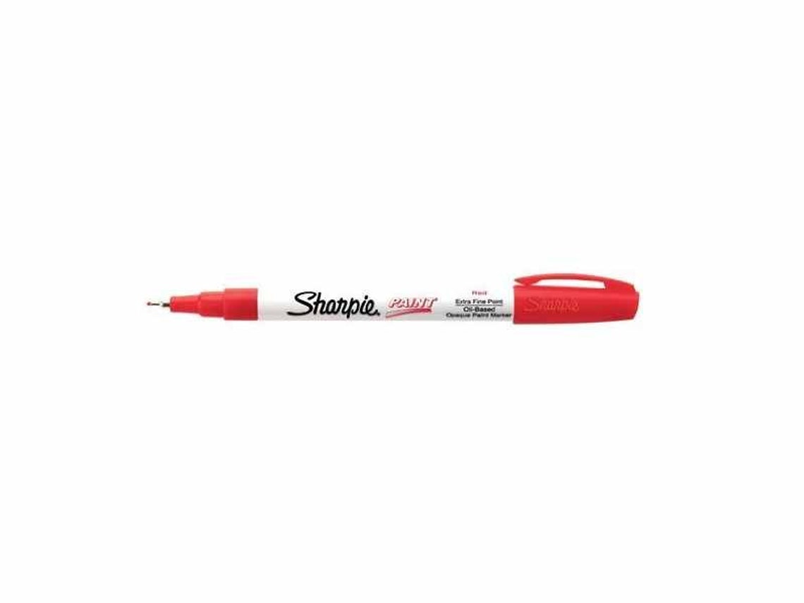 12 Red Sharpie Paint Markers Oil Based Markers Sharpie Extra - Etsy