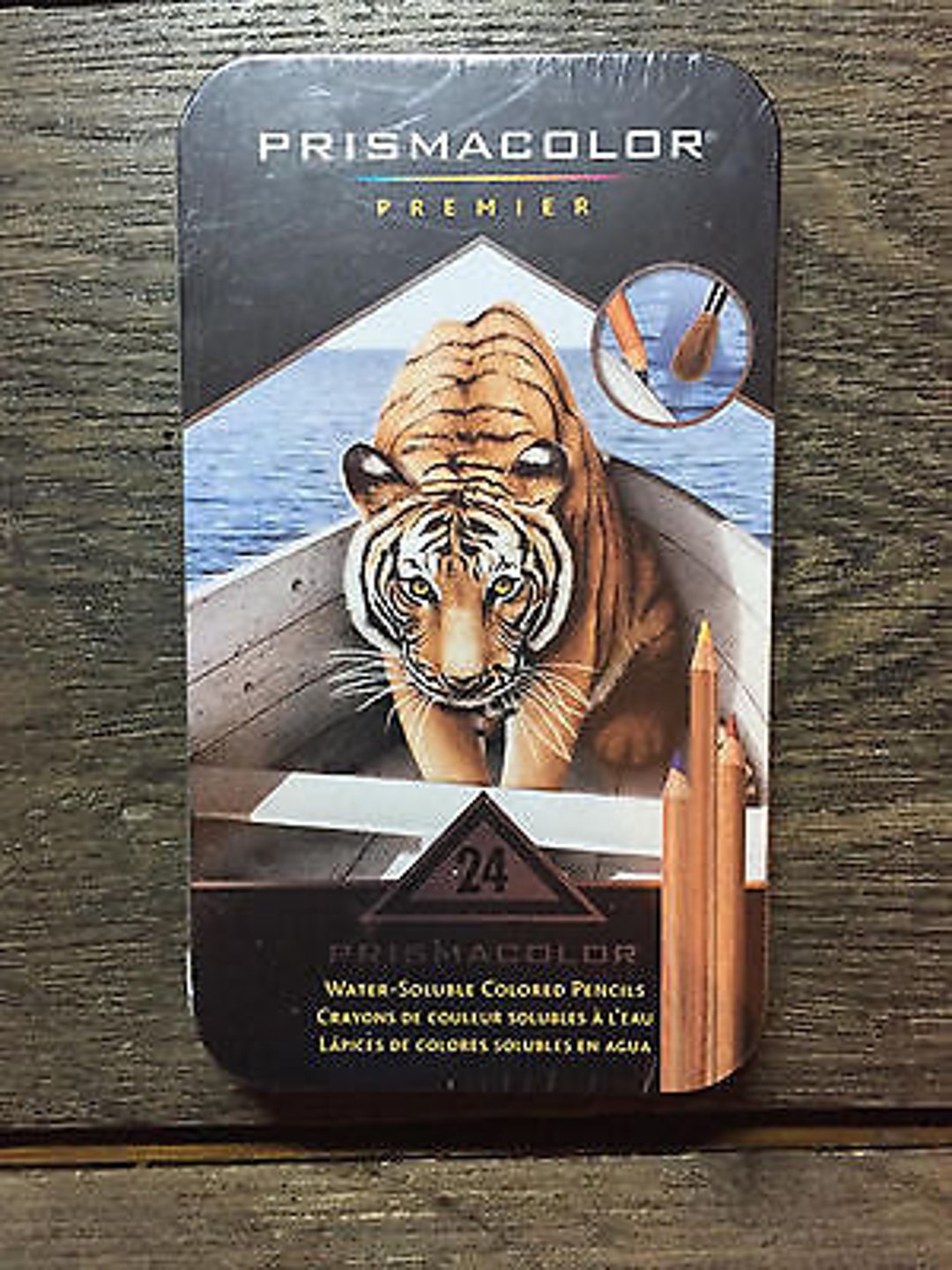 Juego de 24 lápices de colores acuarelables Prismacolor Premier para ...