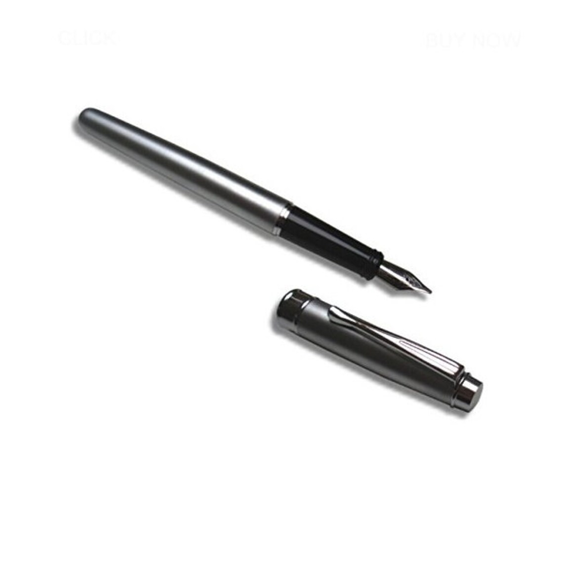 Silver Calligraphy Fountain Pen Set 3 Broad B Italic Nibs - Etsy