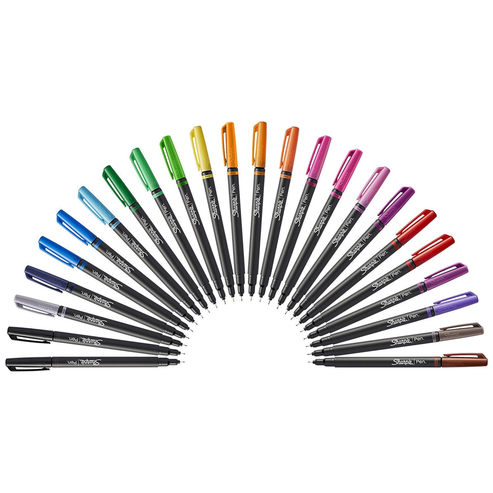 24 Sharpie Art Pens Writing, Calligraphy Sharpie Fine Point Pen Stylo ...