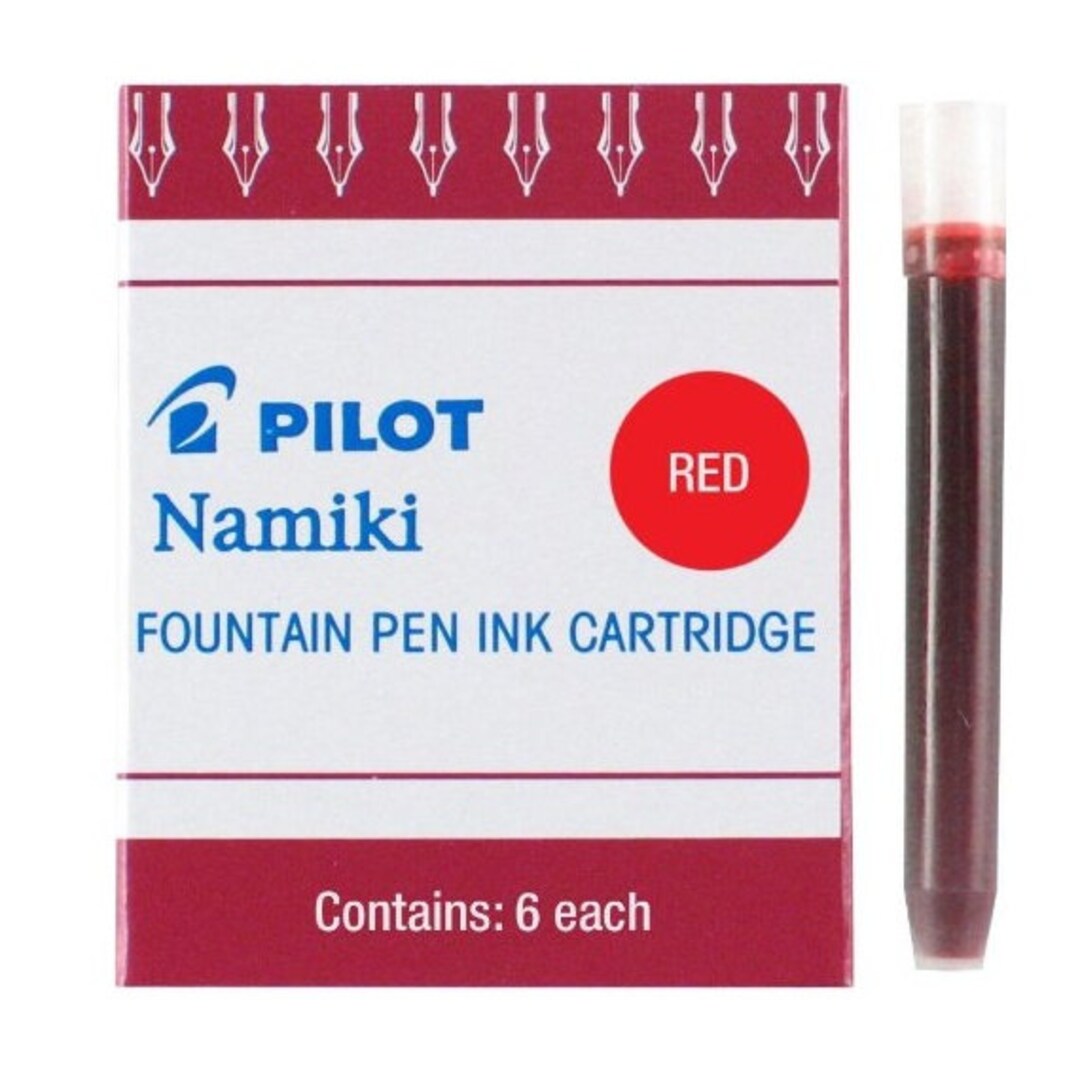 Pilot Fountain Pen Ink Cartridge, Namiki Fountain Pen Ink Cartridge; 6 ...