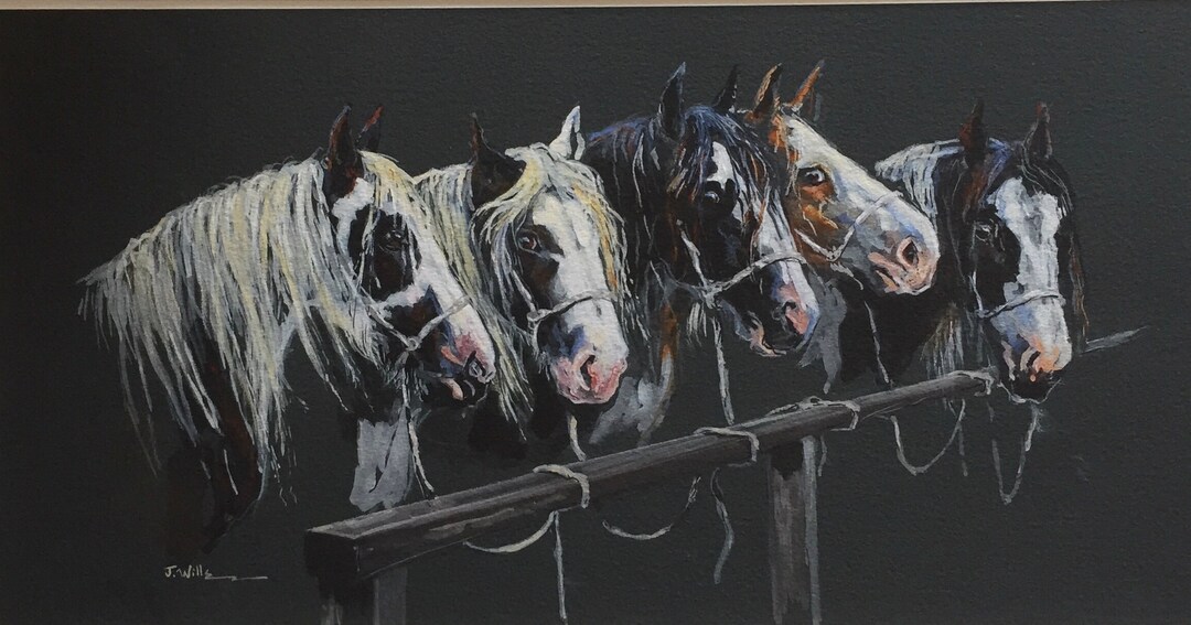 The Hitching Post . Coloured Cobs . Limited Edition of 75 - Etsy