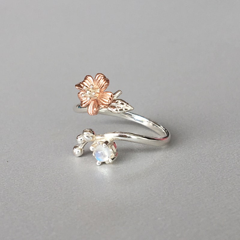 Cherry Blossom Ring - Etsy