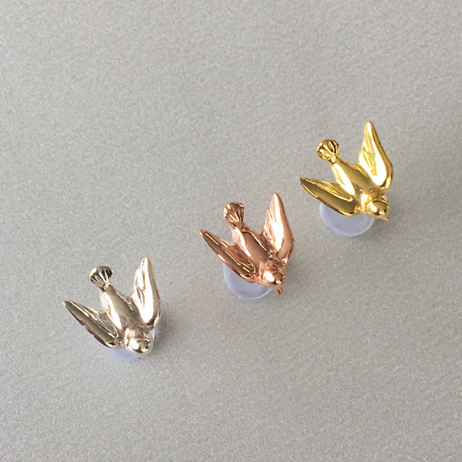 Tiny Bird Helix Earring Sterling Silver Bird Tragus Piercing | Etsy