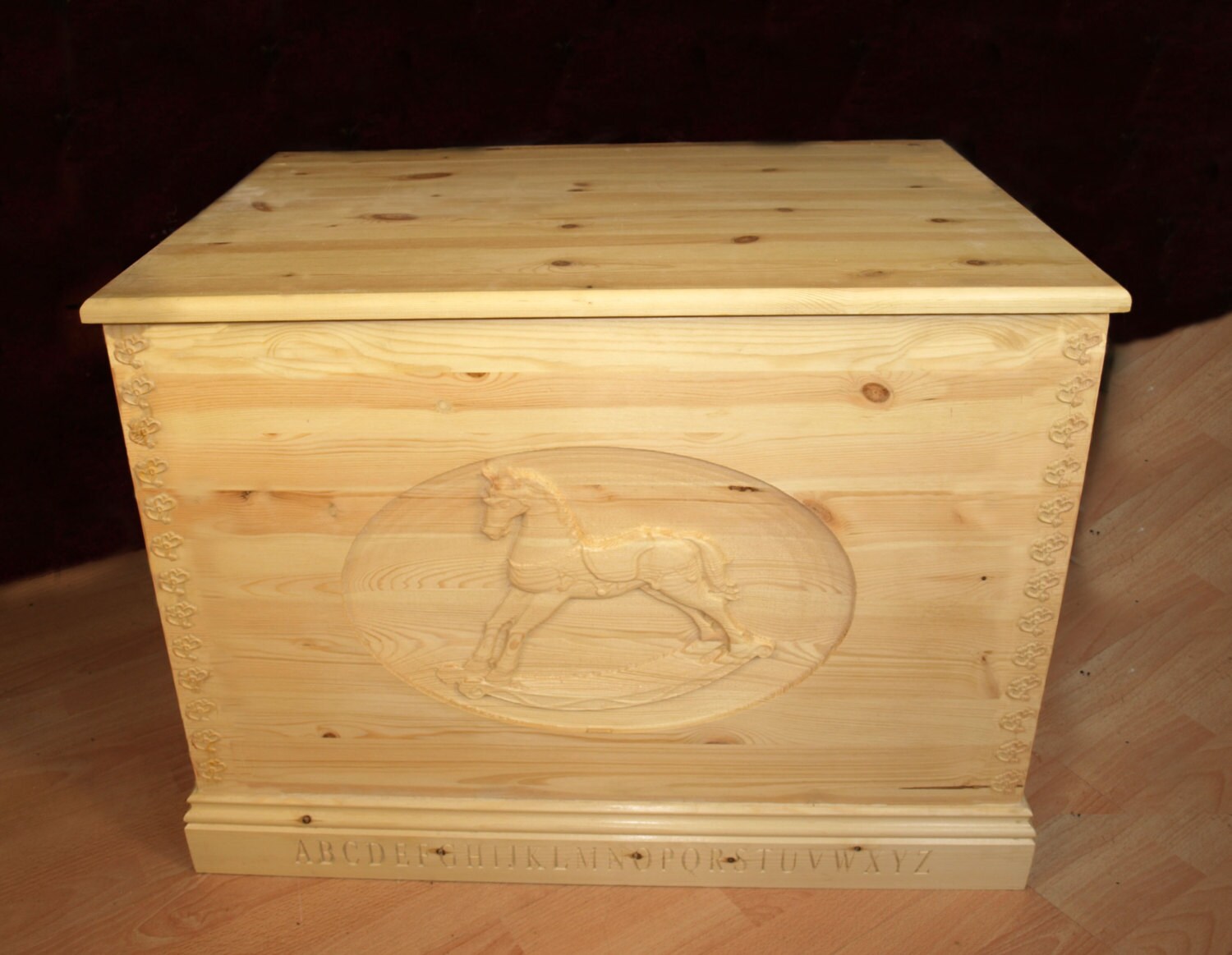 Pine Wood Toy Box - Etsy