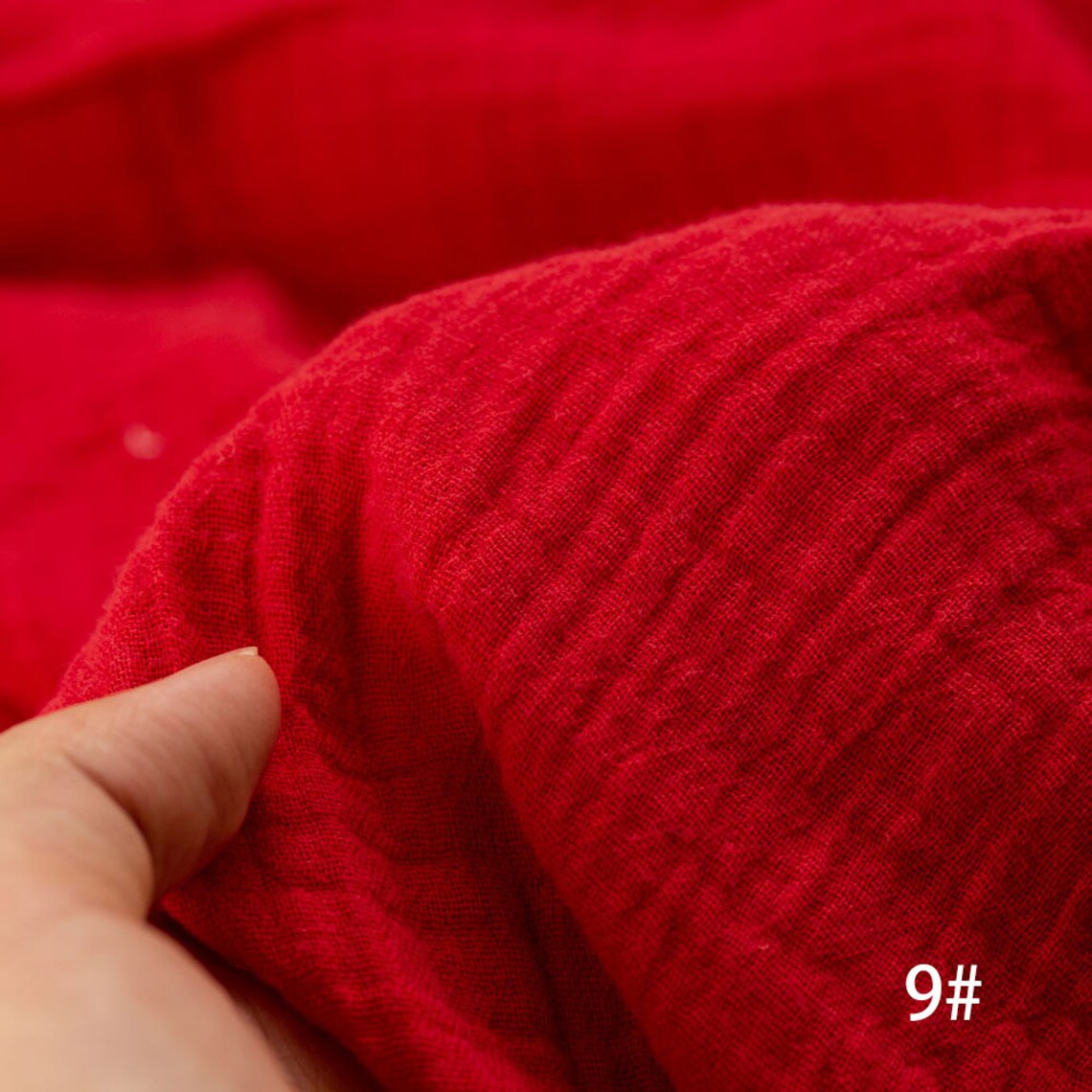 ORGANIC Solid Color Super Soft Crinkle Texture 100% Organic | Etsy