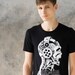 Drum and Bass Head T Shirt - Robot DJ Synthesizer & Bass Neurofunk ...