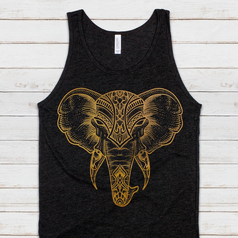 Gold Indian Tank Tops - Etsy UK