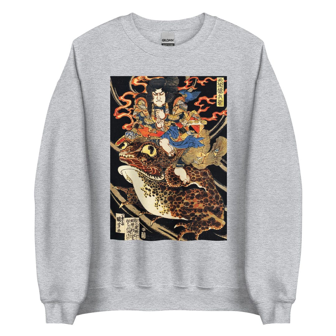 Japanese Ukiyo-e Sweatshirt Mens Womens Unisex Utagawa Kuniyoshi ...