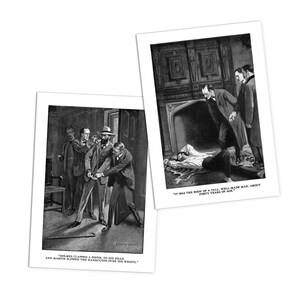 Sherlock Holmes Illustrations Art Postcards Set of 10 Postcard Prints ...