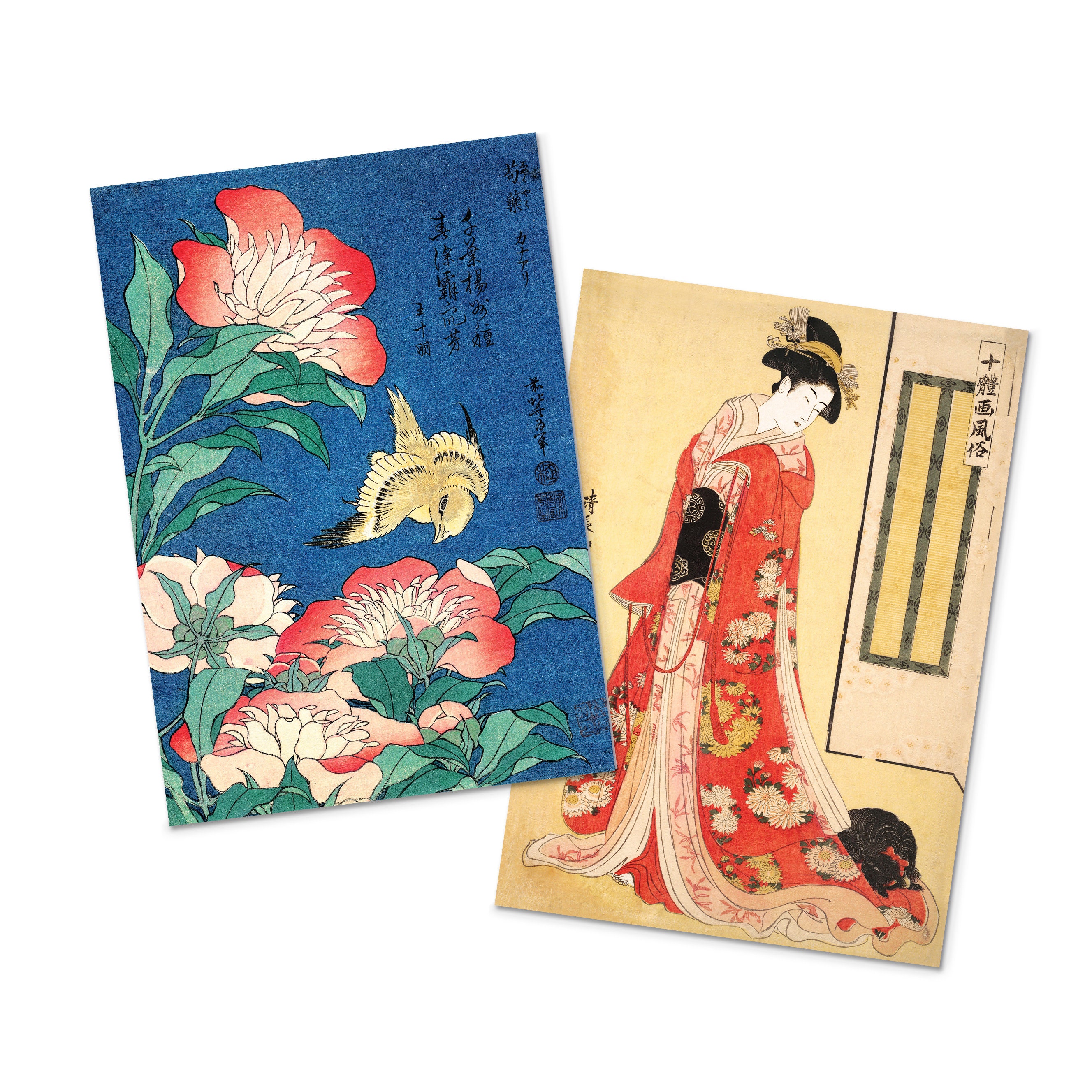 Japanese Ukiyo-e Art Greeting Cards Set of 10 Birthday Card Set Bundle ...